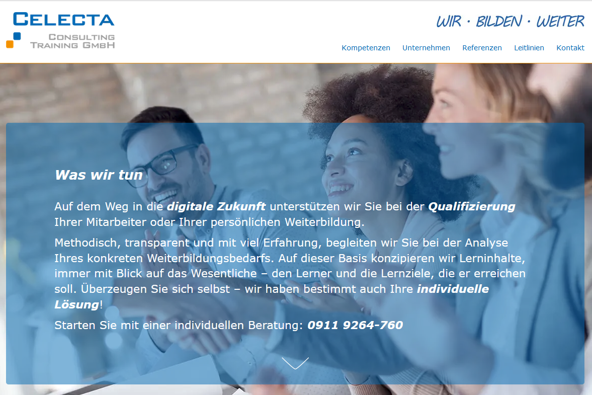 Impressum - Celecta GmbH - Consulting & Training